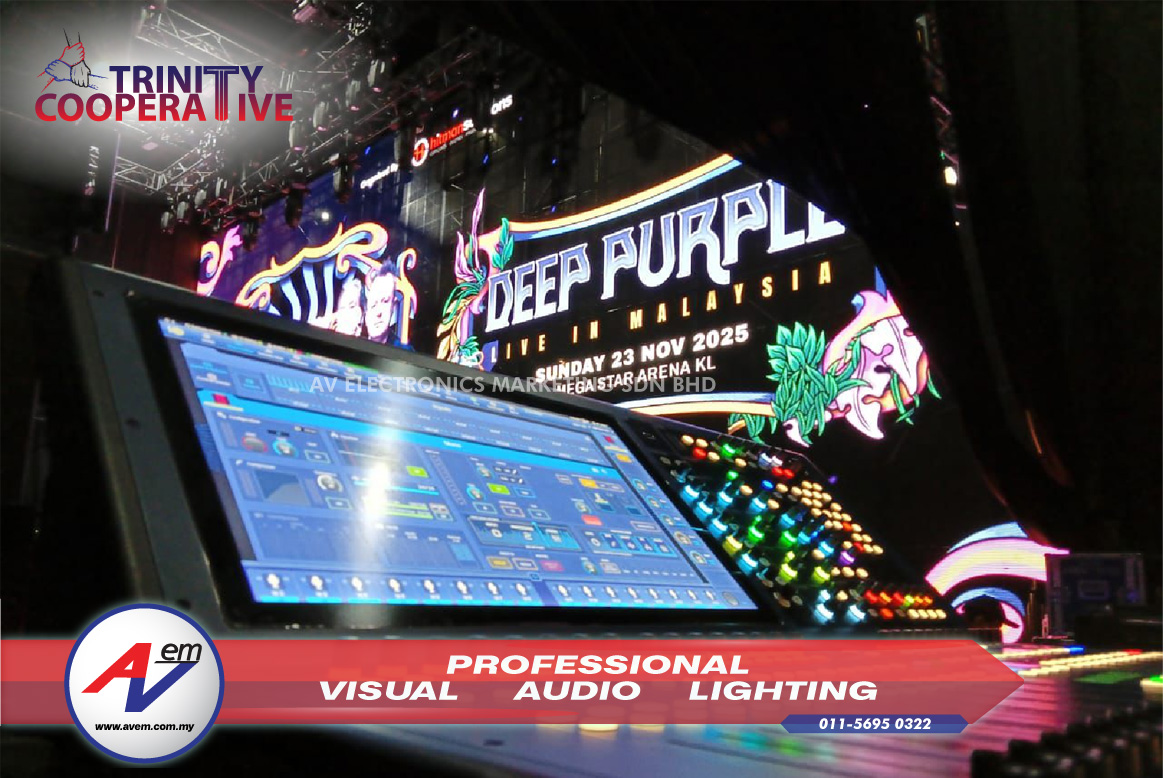 Midas Heritage HD96 Drives Deep Purple’s Mega Star Arena Performance